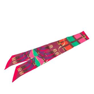 Herm&egrave;s Pre-owned Mors a Jouets Twilly Scarf - Femme - Pre-owned - Multicolore - Taille: ONE Size