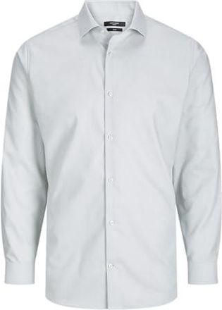 Jack & Jones Jprblaparker T-Shirt L/S Noos Chemise &agrave; Manches Longues, Vert Iceberg/Coupe : Slim fit, XL Hommes