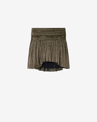 Isabel Marant Jupe Eloise - Femme - Dor&eacute; - Taille 34 - Isabel Marant