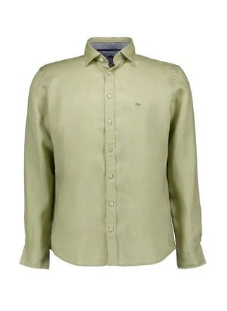 Fynch-Hatton Fynch-Hatton Herren Hemd gr&uuml;n Leinen