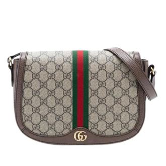 Gucci Sac bandouli&egrave;re en toile Pre-owned - Femme - Pre-owned - Beige - Taille: ONE Size
