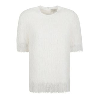 Loulou Studio Damen, Oberteile, Weiß, XSGröße