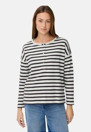 Camel Active Langarmshirt mit Knopfverschluss Langarm