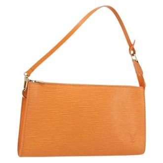 Louis Vuitton Pre-owned Epi Leder Accessoire Pouch - - Pre-owned - Damen - Orange - ONE SIZE