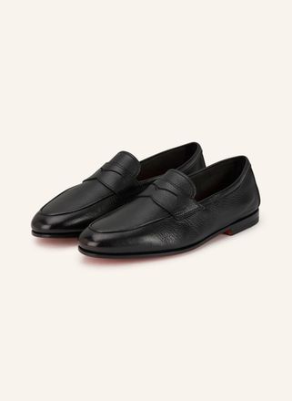 Santoni Penny-Loafer Carlos schwarz
