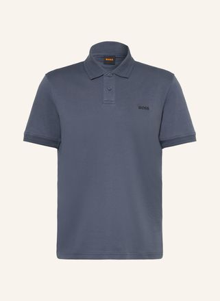HUGO BOSS Jersey-Poloshirt Pe blau