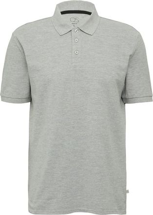 QS by s.Oliver Herren 2165559 Polo Shirt, grau meliert, XL