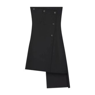 Courr&egrave;ges Short Kleider - - Dresses - Damen - Schwarzk - S