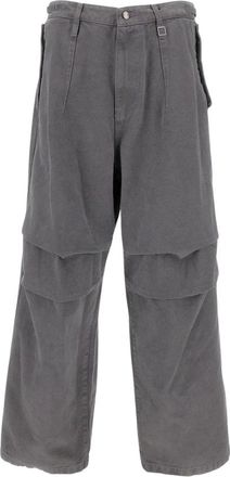 Wooyoungmi Wooyoungmi, Homme, Pantalons, Gris, Taille: S Pantalon à jambes larges