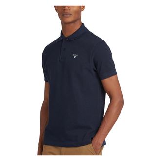 Barbour Tartan Piquet Polo Shirt - - Tops - Herren - Blau - M