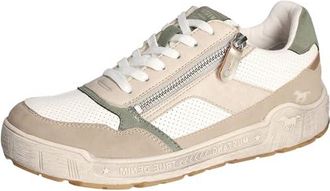 Mustang Jeans Baskets Mode Femme 1290-305, Pointure:40 EU, La Couleur:Beige