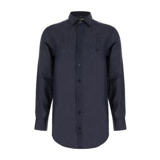 Etro Klassisches Baumwollhemd - - Shirts - Herren - Blau - M