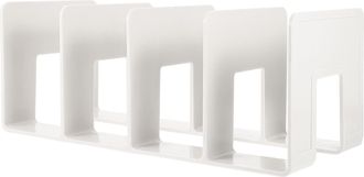 Pretyzoom B&uuml;cherregal Multifunktionaler Buchhalter mit Netzordner F&auml;chern f&uuml;r Schreibtisch und B&uuml;ro Praktischer Organizer zur Dokumenten und Schreibwarenaufbewa