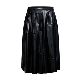 Silvian Heach Plissierter Midi-Rock - - Skirts - Damen - Schwarzk - XS