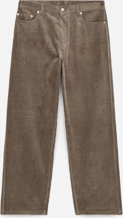 Arket Lockere Hose Aus Cord -Beige