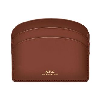 A.P.C. Demi-Lune Kartenetui - - Accessories - Damen - Braun - ONE SIZE
