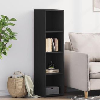 vidaXL Highboard Schwarz 30x41x124 cm Holzwerkstoff Vidaxl