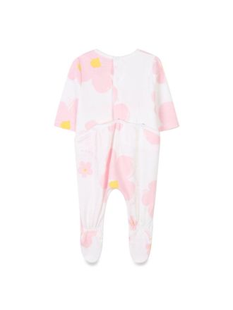 Marc Jacobs Cotton Bib and Hat Pyjama Set - Ivory