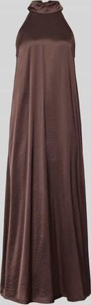 Mbym Maxikleid aus Satin mit Viskose-Anteil Modell Zuzeelani