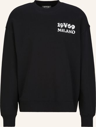 19V69 19V69 Italia Sweatshirt Omero Angel schwarz