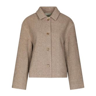 Neo Noir Leichte Jacke - - Jackets - Damen - Beige - XS