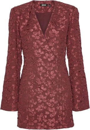 Rotate Rotate Birger Christensen, Femme, Robes, Rouge, Taille: 40 FR Short Dress