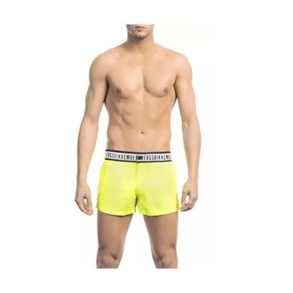 Dirk Bikkembergs Homme, Maillots de bain, Jaune, Taille: XL Shorts de bain jaunes Micro