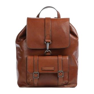 The Bridge Brauner Leder-Rucksack Cesare Linie - - Bags - Damen - Braun - ONE SIZE