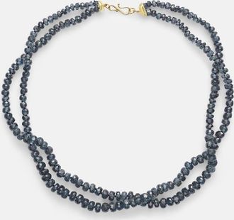 Ileana Makri Collier de perles fantaisie avec kyanites