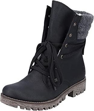 Rieker 78531, botines femme, Noir (Schwarz/Anthrazit 00), 42 EU