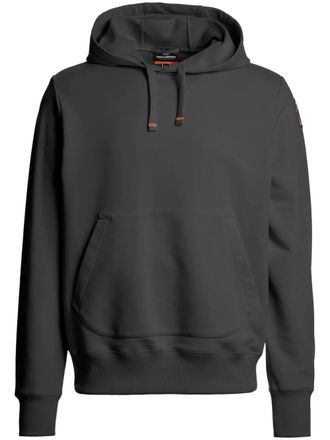 Parajumpers hoodie &agrave; patch logo - Gris
