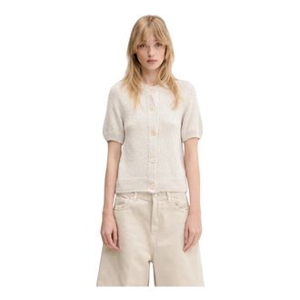 Our Legacy Verk&uuml;rzter Cardigan - - Knitwear - Damen - Beige - XS