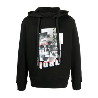 Just Cavalli Homme, Sweatshirts et sweats &agrave; capuche, Noir, Taille: XL Cool.900 Felpa