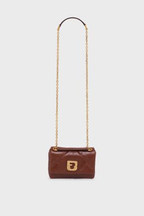 Gerard Darel Mini sac en cuir effet froiss&eacute; - LE MINI FANNY - Caramel
