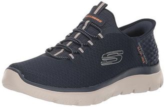 Skechers Mocassins Summits High Range pour Homme, Bleu Marine, 16 Wide