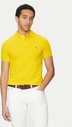 Polo Ralph Lauren Poloshirt 710536856446 Gelb Slim Fit
