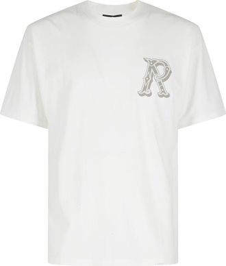 Represent Represent, Homme, Tops, Blanc, Taille: L T-Shirt Western Initial