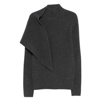 Entire studios Wickelpullover - - Knitwear - Damen - Grau - XS