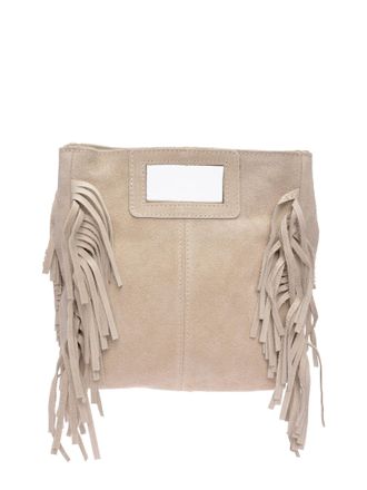 Anna Luchini Beige Rindsledertasche