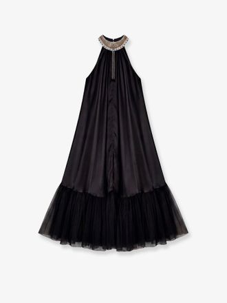Mes Demoiselles... Long draped viscose Yanis dress - MES DEMOISELLES - gender_Woman