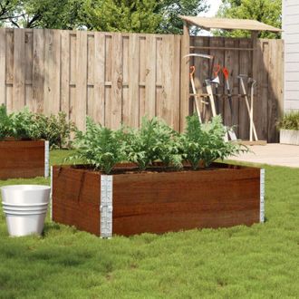vidaXL Jardini&egrave;re marron 120x80 cm bois massif de pin vidaXL