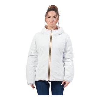 K-Way Femme, Vestes, Blanc, Taille: 40 FR Doudoune R&eacute;versible Lily White