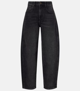 Isabel Marant Mid-Rise Barrel Jeans Oriane