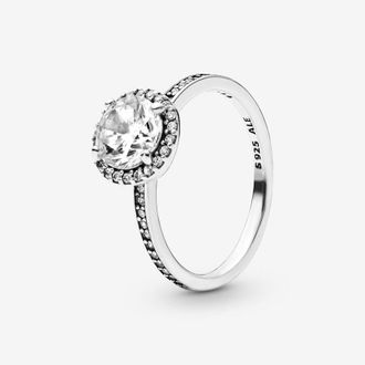 Pandora Bague Halo Scintillant Rond