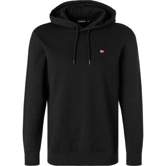 Napapijri Herren Hoodie schwarz unifarben
