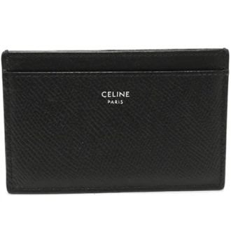 Celine Pre-owned Cuir petite-maroquinerie - Femme - Pre-owned - Noir - Taille: ONE Size