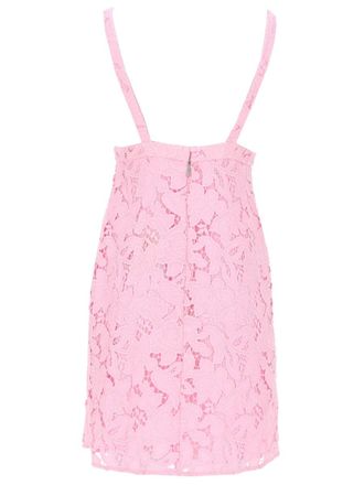 Michael Michael Kors Floral Lace Mini Dress - Pink