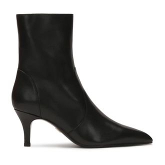 Kazar Minimalistische schwarze Lederstiefel - - Shoes - Damen - Schwarzk - 38 EU