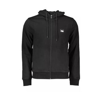 Cavalli Homme, Sweatshirts et sweats à capuche, Noir, Taille: S Sweat à capuche noir avec détails élégants