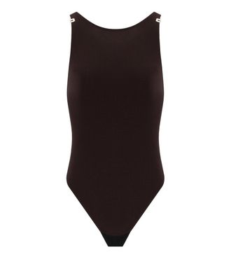 Elisabetta Franchi BODY MARRON FONC&Eacute; ELISABETTA FRANCHI